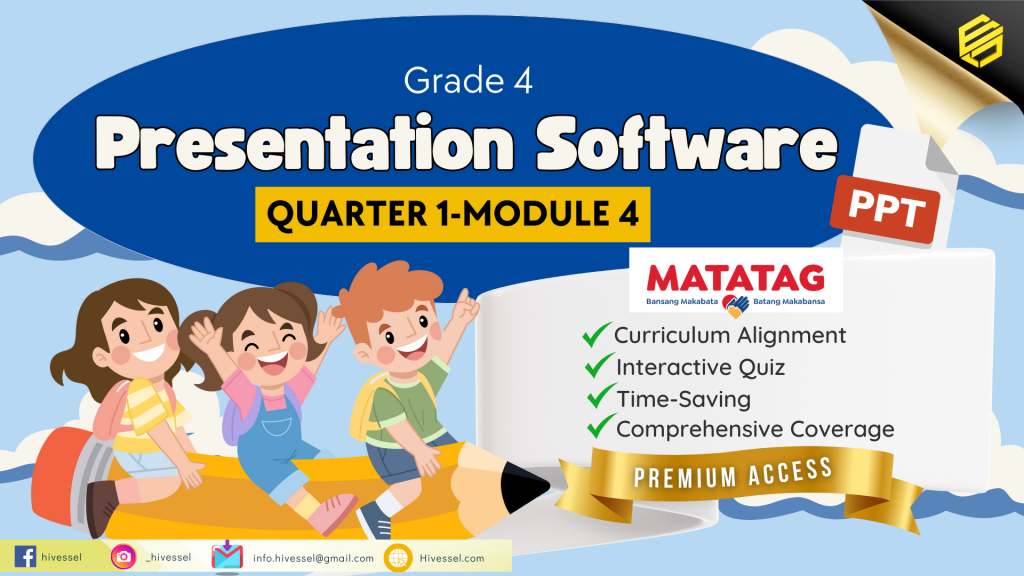 TLE Grade 4, Quarter 1 (Complete Set 6 Modules) - DepEd - Hivessel